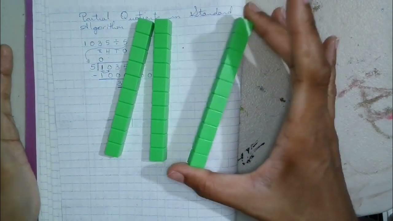 Division - Standard Algorithm showing Partial Quotients - YouTube