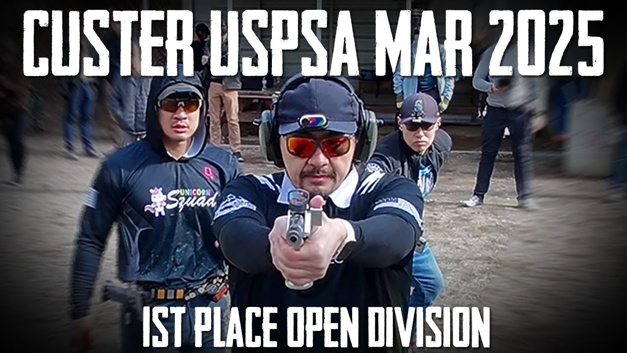 Spring USPSA Season Begins @ Custer - Open Division 1st Place - YouTube