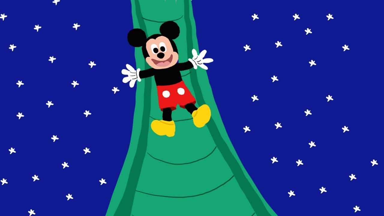 Mickey Mouse Clubhouse Mickey Basement Slide *Drawing* Disney Junior ...