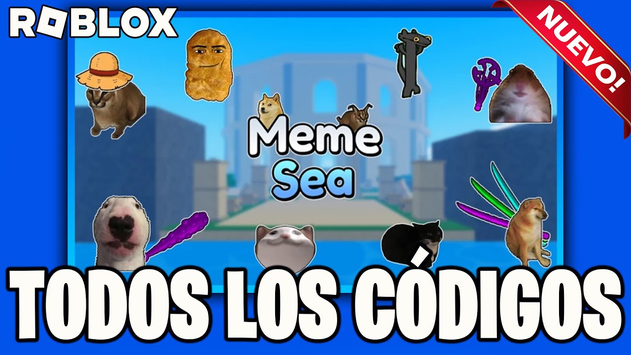 TODOS los NUEVOS CÓDIGOS de 😜 MEME SEA 😜 activos Y actualizados / NEW ...