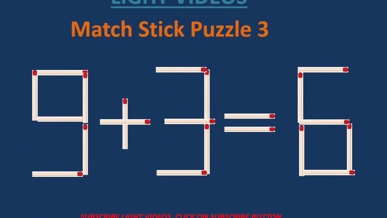 Matchstick Puzzle 4 YouTube matchstick-puzzle-4-youtube