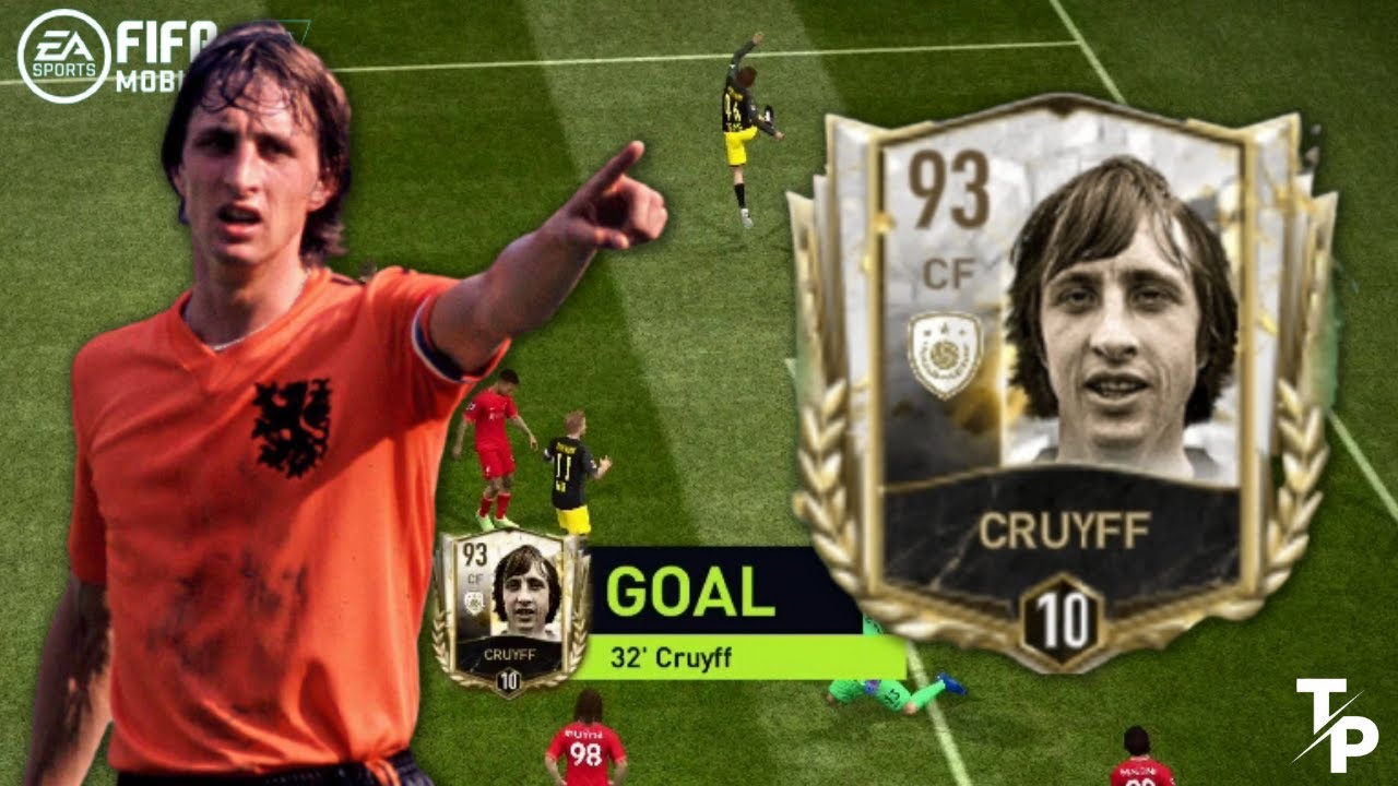 JOHAN CRUYFF 93 RATED PRIME ICON REVIEW | BEST PLAYER OF FIFA MOBILE 22 ...