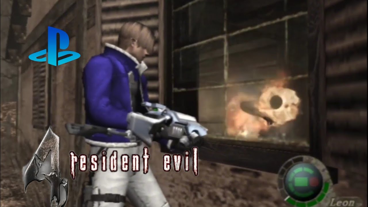 Resident Evil 4 PS2 Leon sets Enemies on fire! By RobsonBio45 - YouTube