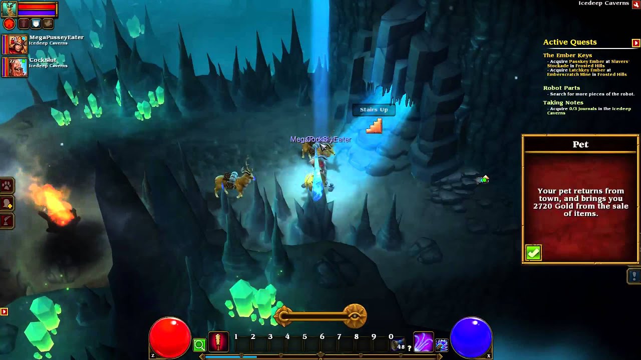 Torchlight 2 Unarmed The Skull Run (Part 7) - YouTube