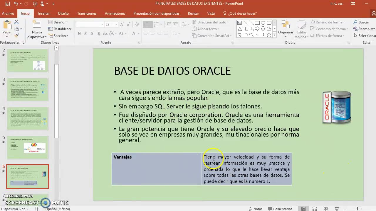Principales Base de datos (Informática) - YouTube