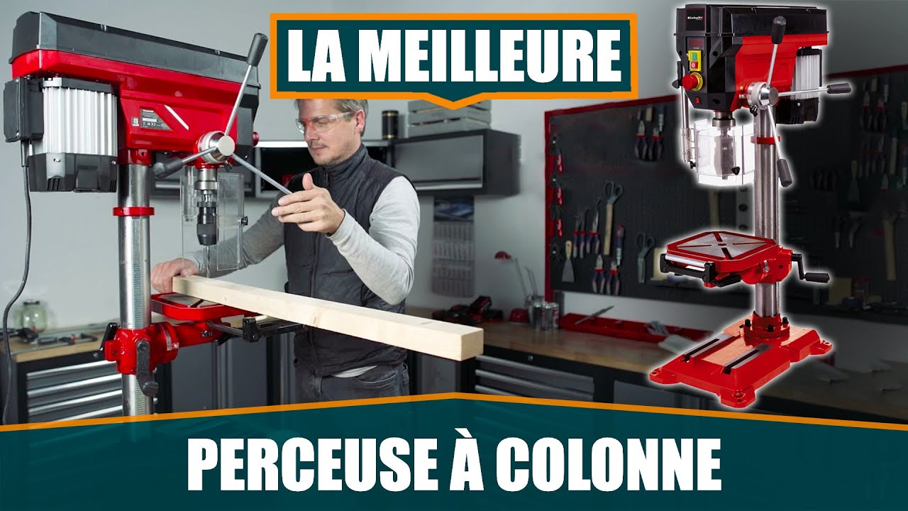 LA MEILLEURE PERCEUSE À COLONNE - EINHELL TE-BD 750 E - YouTube