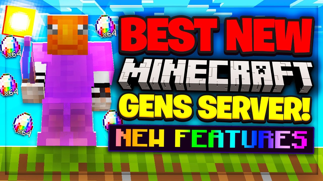 THE BEST *NEW* GENS TYCOON on NEW Minecraft Server! | Minecraft Gens ...