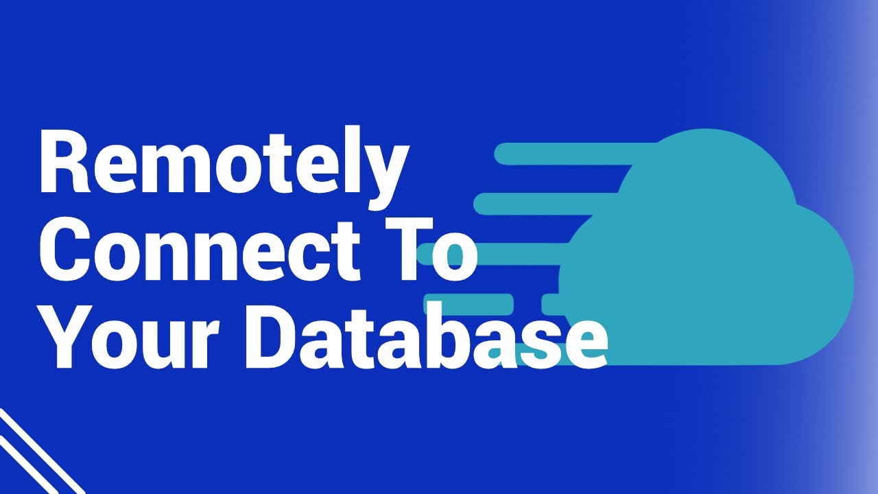 How To Remotely Connect To Your Database On Cloudways Youtube