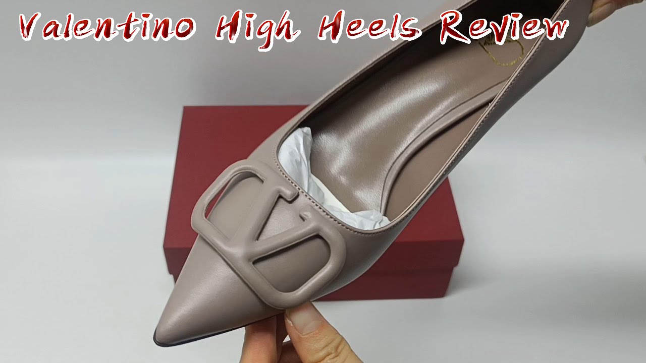Valentino High Heels Unboxing &Review - YouTube