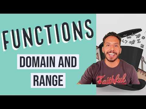 Functions: Domain and Range Example #1 - YouTube