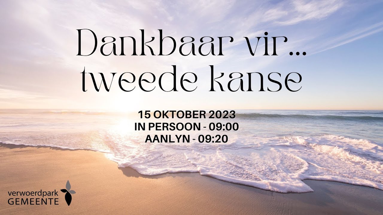 Tweede kanse - Sondag 15.10.2023 - YouTube