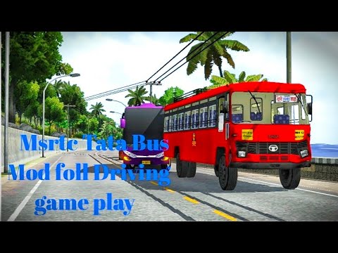 Msrtc Red Bus Mod Full Video Strawberry YouTube Channel Full Driving ...