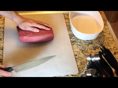 How to Cut Meat for Biltong - YouTube