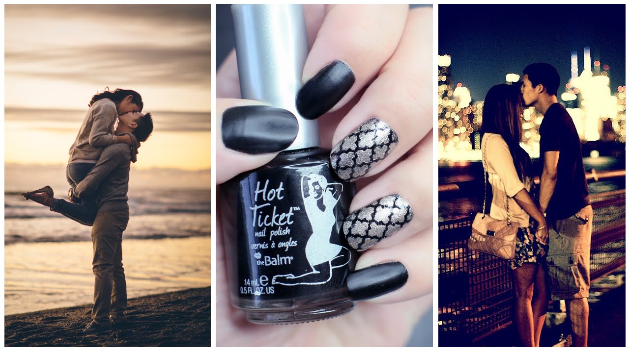 Easy Date Night Nails For Beginners | Mani Monday - YouTube