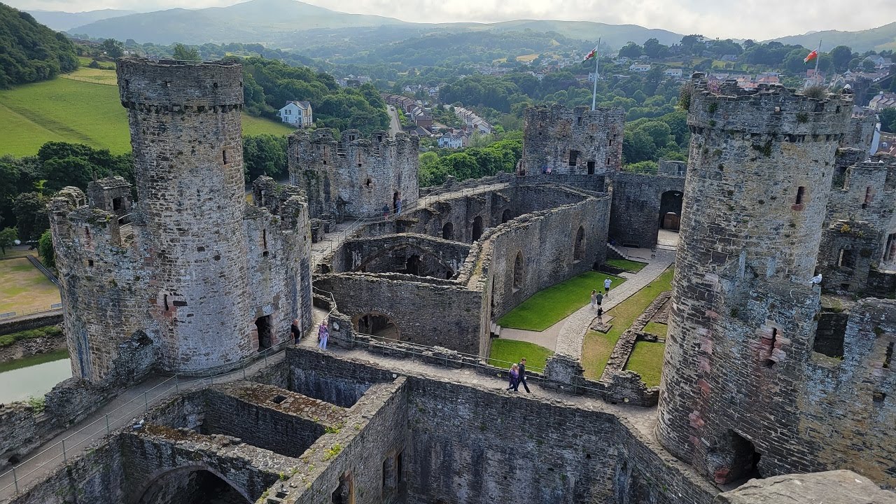 Traveling to Holyhead, Wales and Exploring Conwy Castle - YouTube