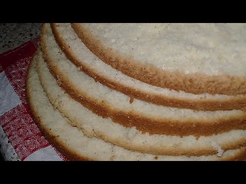 biskvit resepti .üzü hamar və həftələrlə qalıb qurumayan.