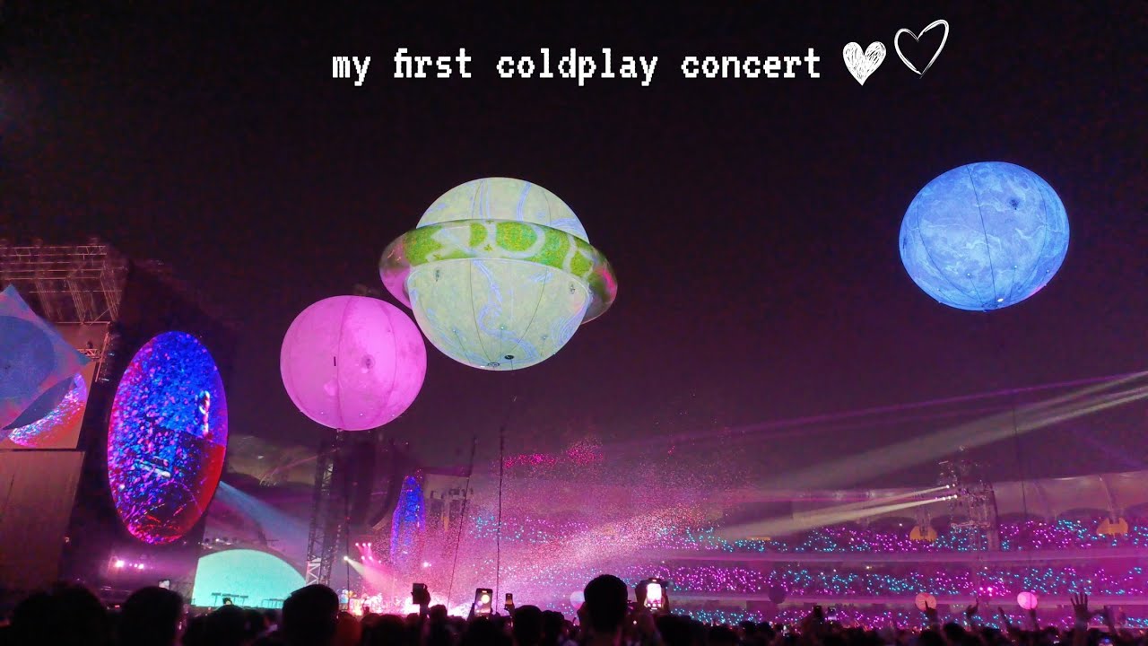 my first coldplay concert - YouTube