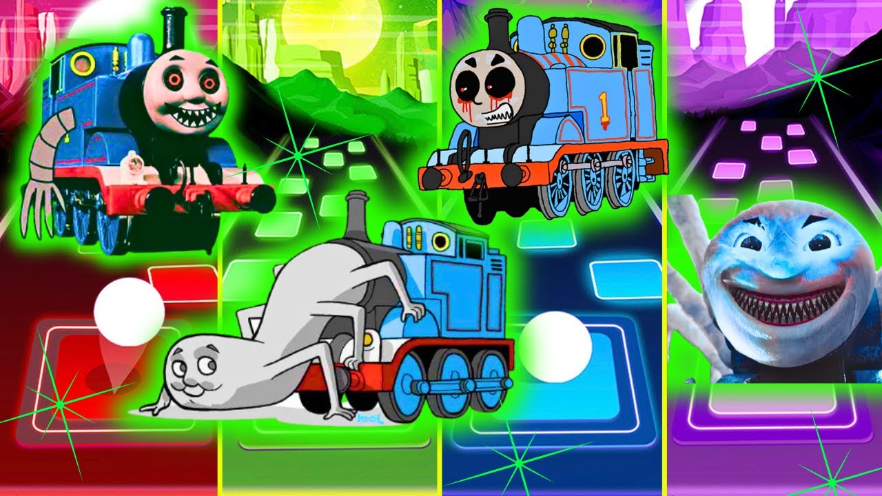 Thomas Train Exe vs Spider Thomas vs Evil Thomas The Tank Engine Theme ...