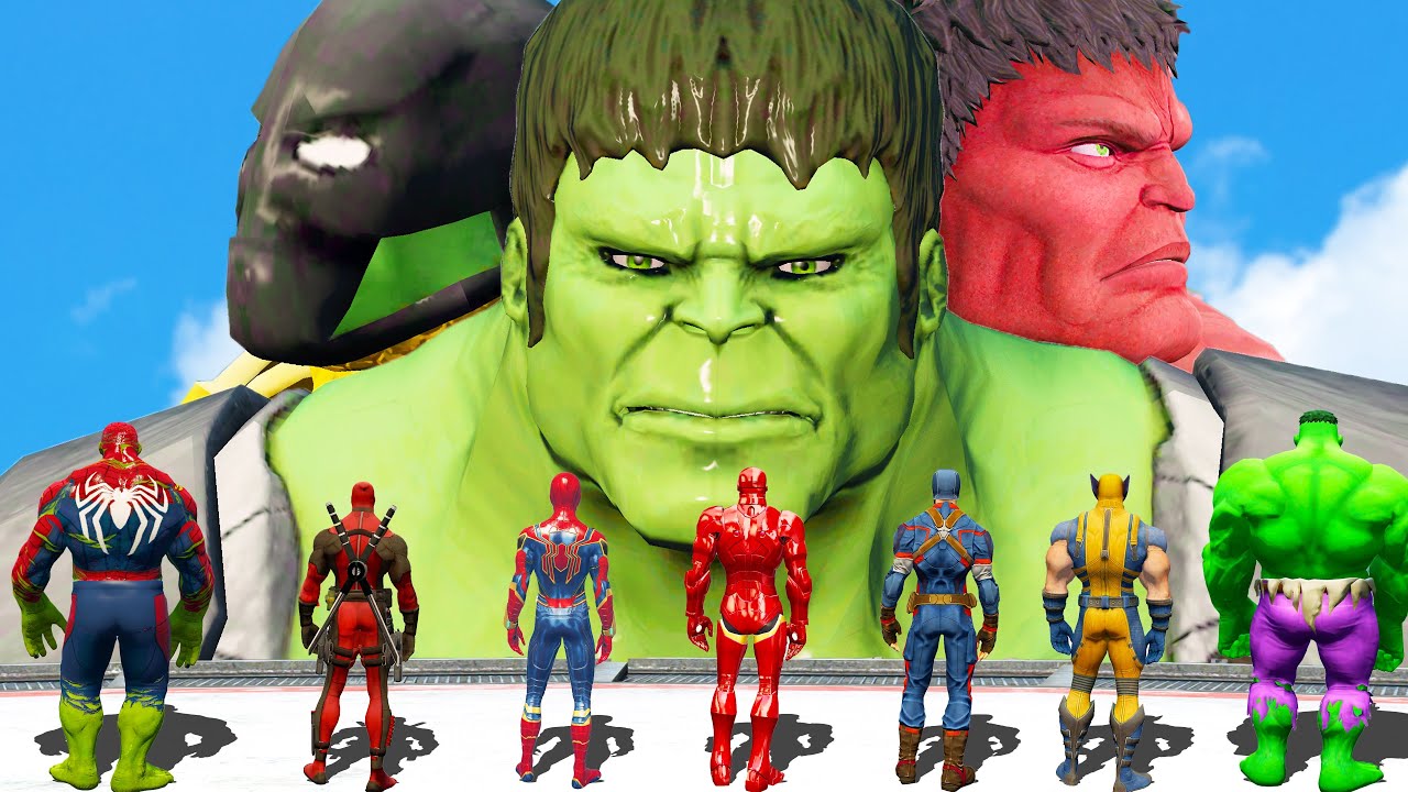 THE AVENGERS VS HULK ARMY #3 | HULK LUCIFER & HULK RAGNAROK EPIC BATTLE ...