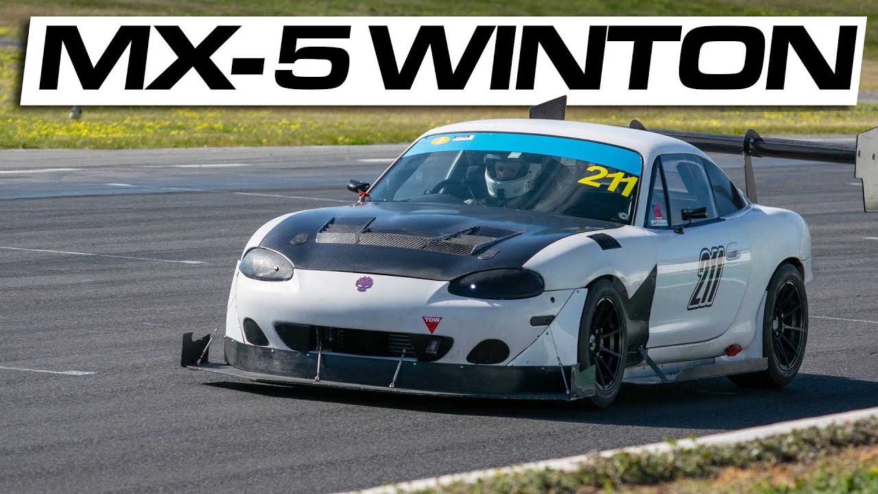 Full Commentary Driving Turbo MX-5 Miata On Track - Winton Raceway ...