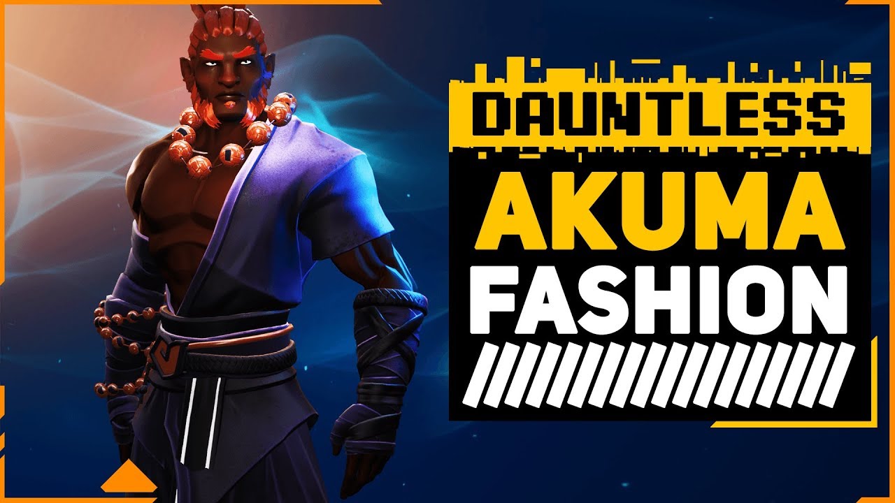 DAUNTLESS Fashion | AKUMA Customization with Aether Strikers - YouTube