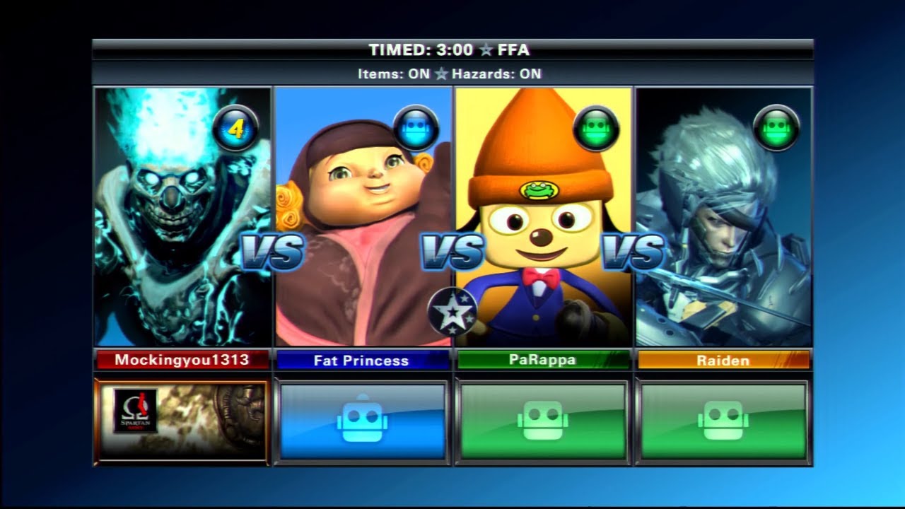 Playstation All-Stars Battle Royale Sweet Tooth vs Fat Princess vs ...