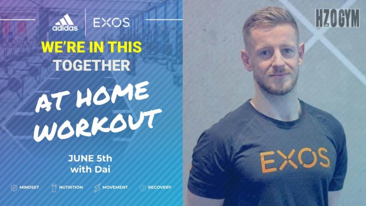 EXOS at Home Workout - June 5th, with Dai - YouTube