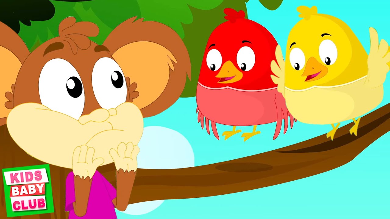 Two Little Dicky Birds Song & Animal Cartoons by Kids Baby Club - YouTube
