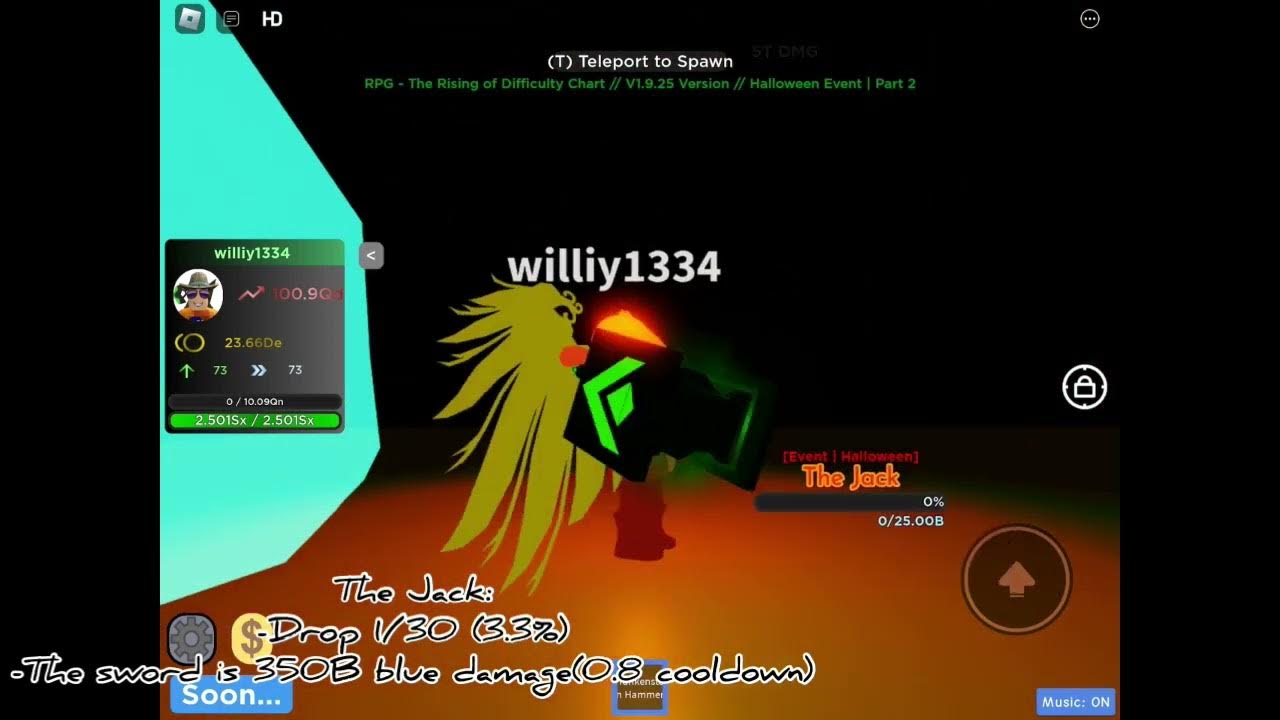 RPG-rising of difficulty chart|the new event? - YouTube