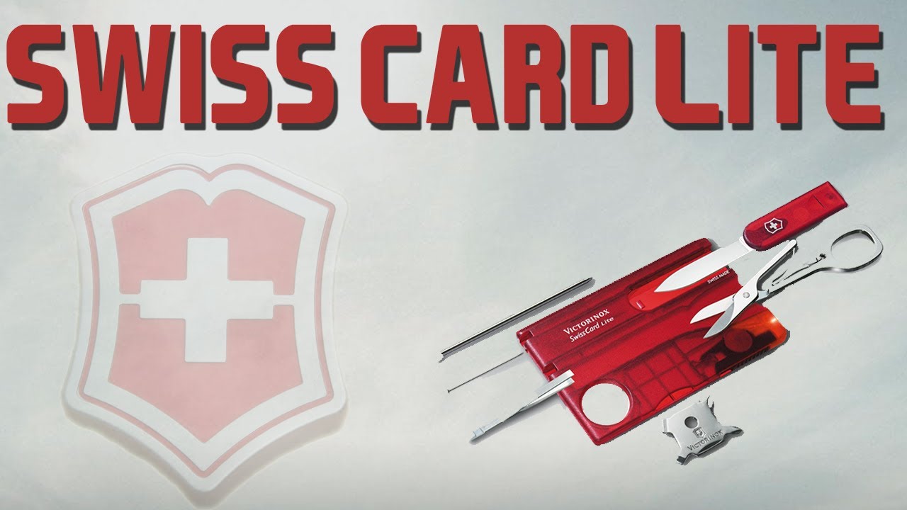 VICTORINOX SWISSCARD LITE REVIEW (All subtitles) - YouTube