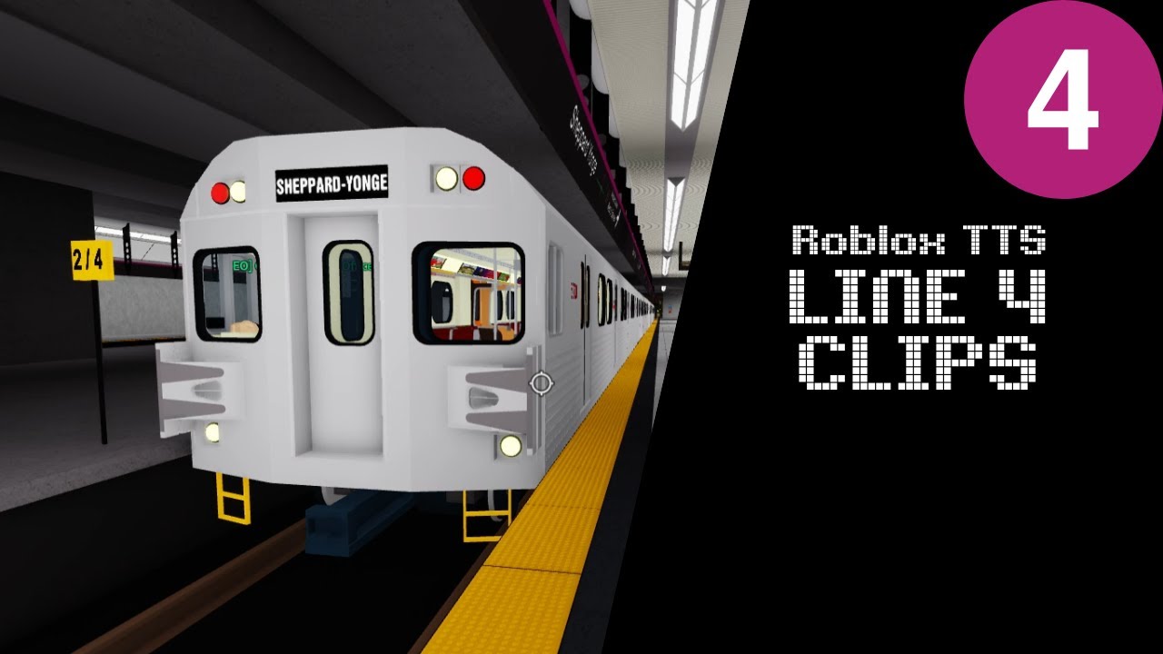 Roblox TTS: Line 4 Trains Going Into Storage - YouTube