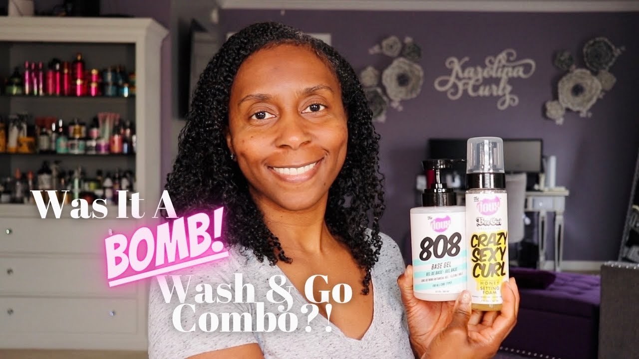 Finally Trying THE DOUX's 808 Base Gel & Bee Girl Honey Curl Foam Wash ...