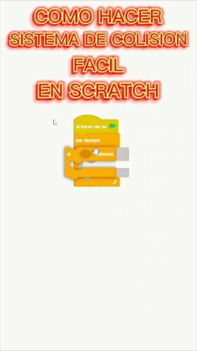 Como hacer sistema de colisión fácil en scratch - YouTube