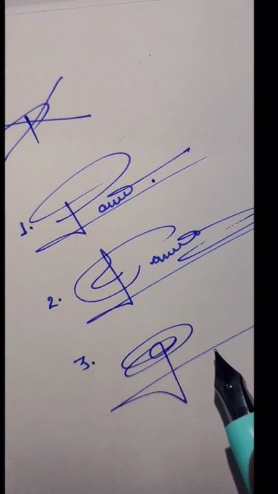 How to sign letter P #viralvideo #signature #shorts #viralvideo - YouTube