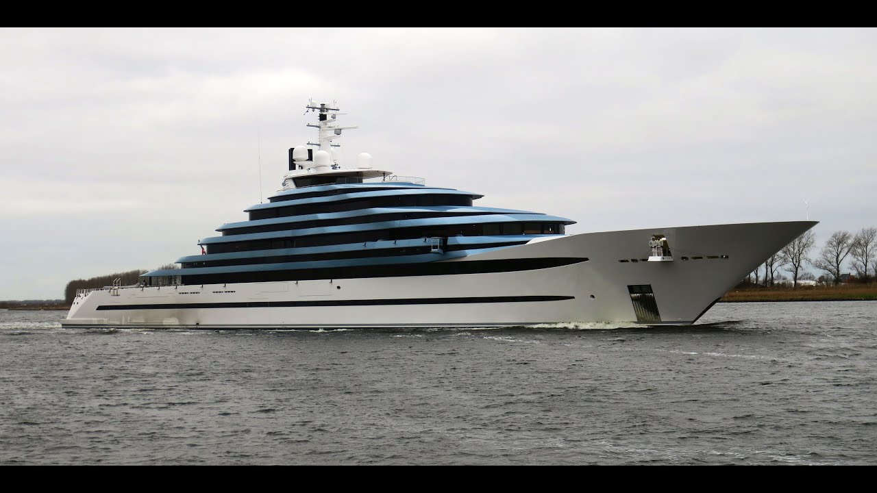 The video of Oceanco's Jubilee returning to Holland on the 4th of ...