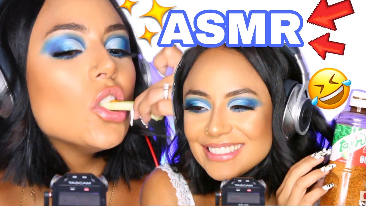 ASMR en español | ASMR MUKBANG | Tapping sounds // SAMII HERRERA - YouTube