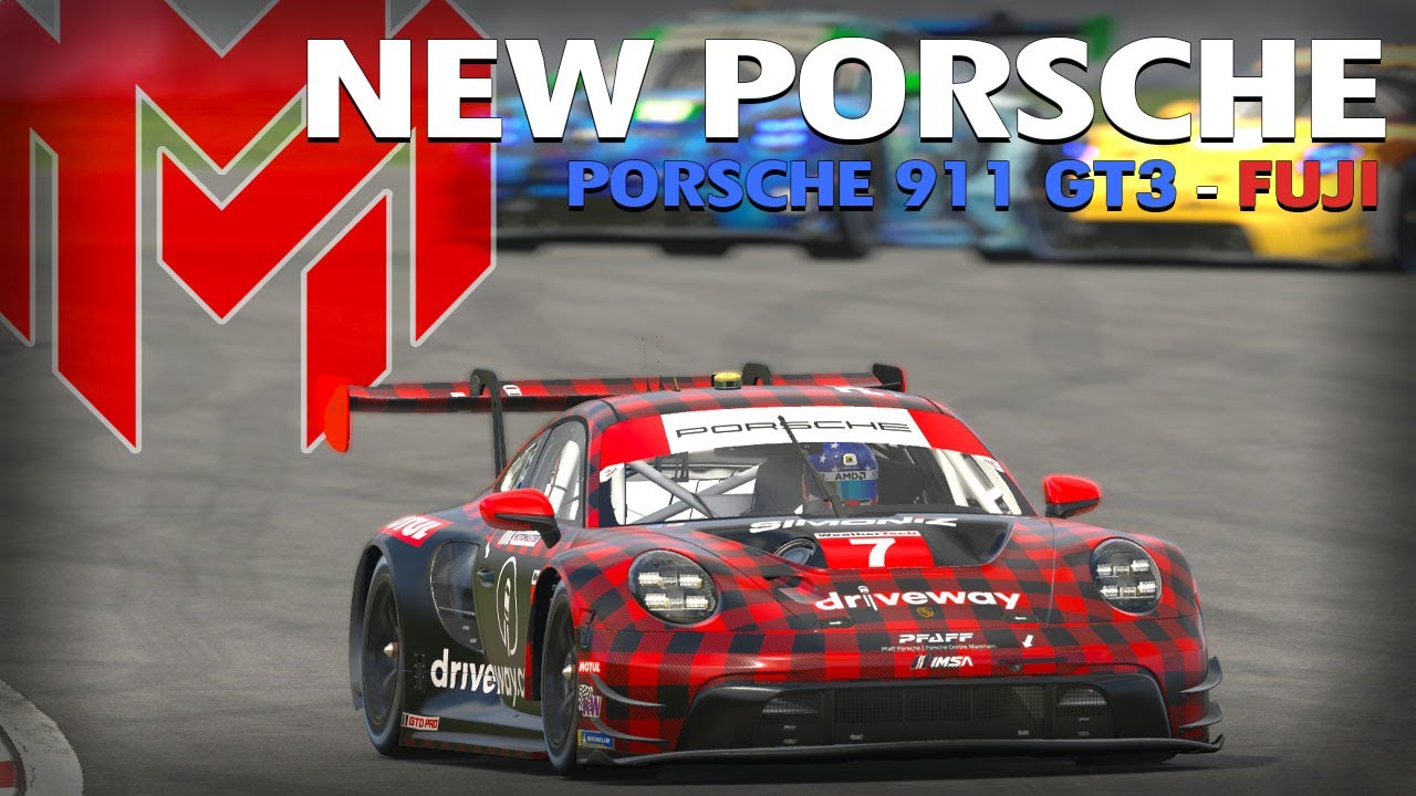 Finally trying out the NEW iRacing Porsche GT3 - YouTube