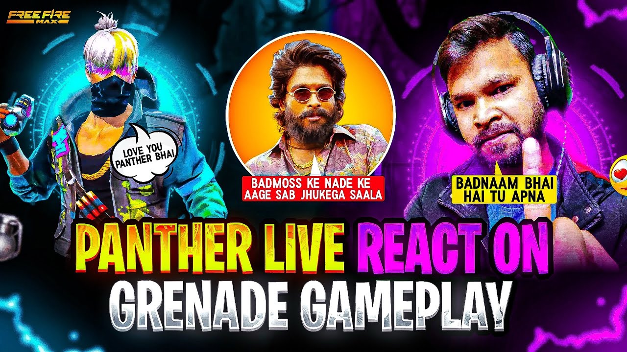 Panther Live 😡The Angry Uncle YouTuber Called Me Grenade King 💣 Can I ...