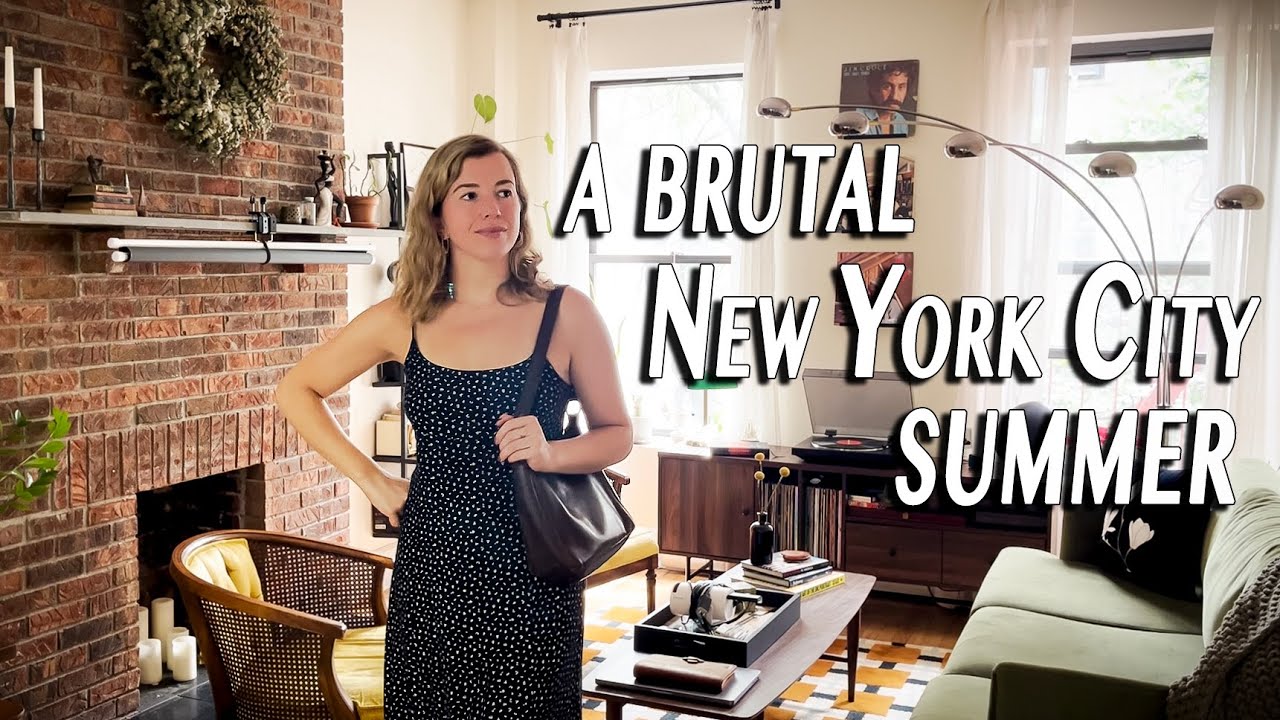 Living Alone in NYC: a Hot & HECTIC Summer - YouTube