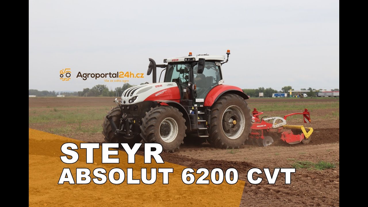 Traktor Steyr Absolut 6200 CVT byl jasnou volbou při výběru stroje pro ...