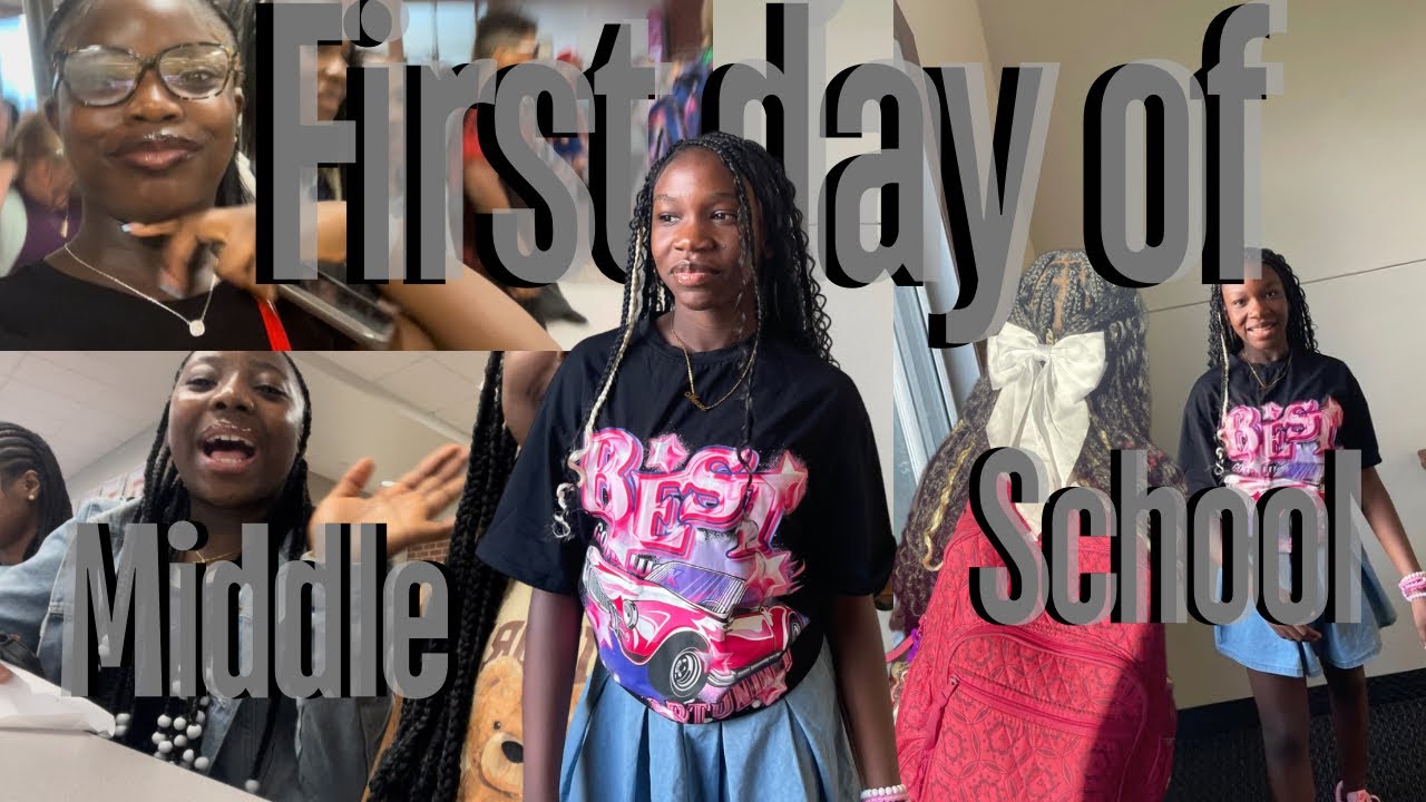 First Day Of Middle School Vlog !! + GRWM - YouTube