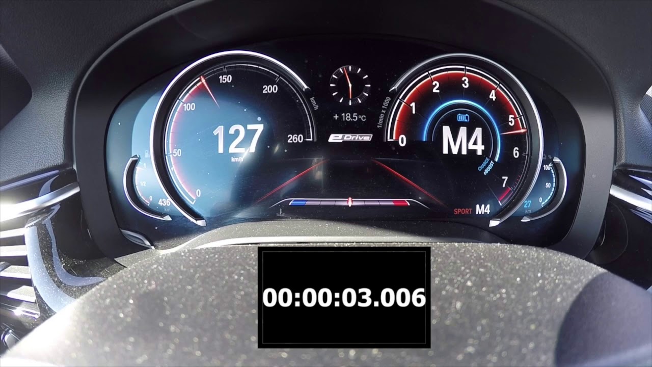 BMW 530e G20 - DTE Systems PowerControl X ( 100-200 Kms/h ) - YouTube