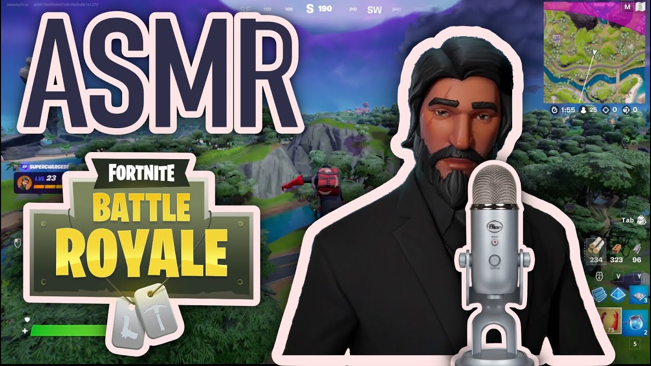 Gaming ASMR 🎧 FORTNITE 🎮Helping you get to sleep! [Whispering and ...