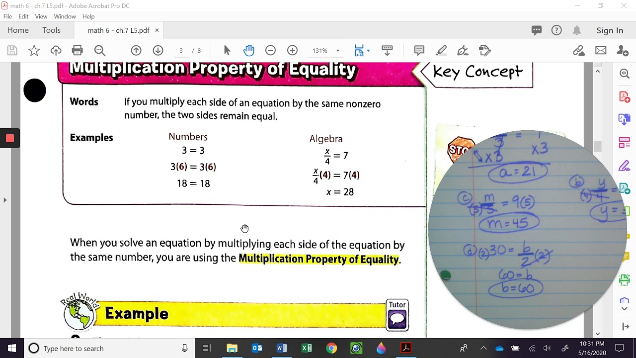 Math 6 - Ch.7 Lesson 5 - YouTube
