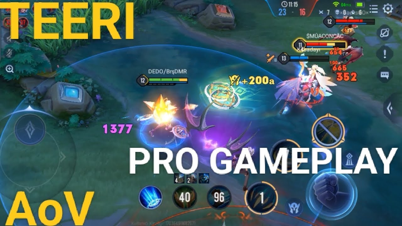 TEERİ DRAGON LANE PRO GAMEPLAY | ARENA OF VALOR - YouTube