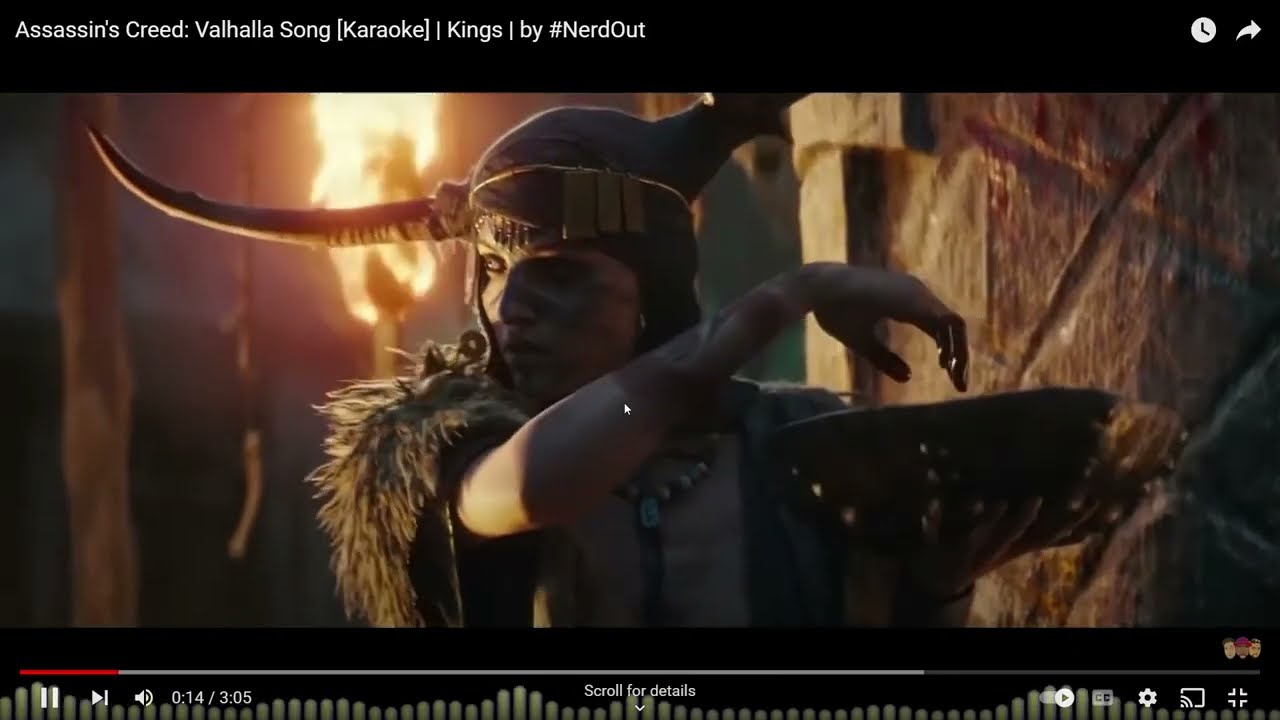 Singing to Assassin's Creed Valhalla Song Karaoke Kings by #NerdOut ...