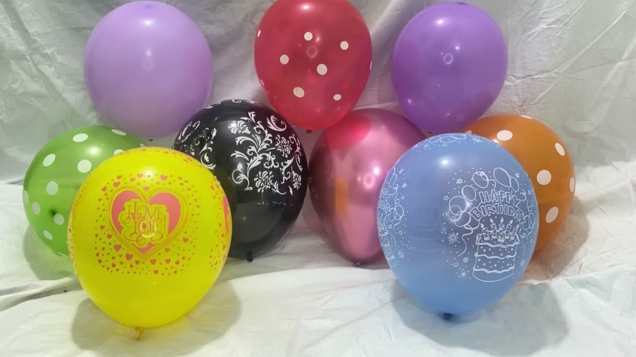 Fun Popping Lots of Balloons part 10 !!!! #satisfying #asmr #popping # ...