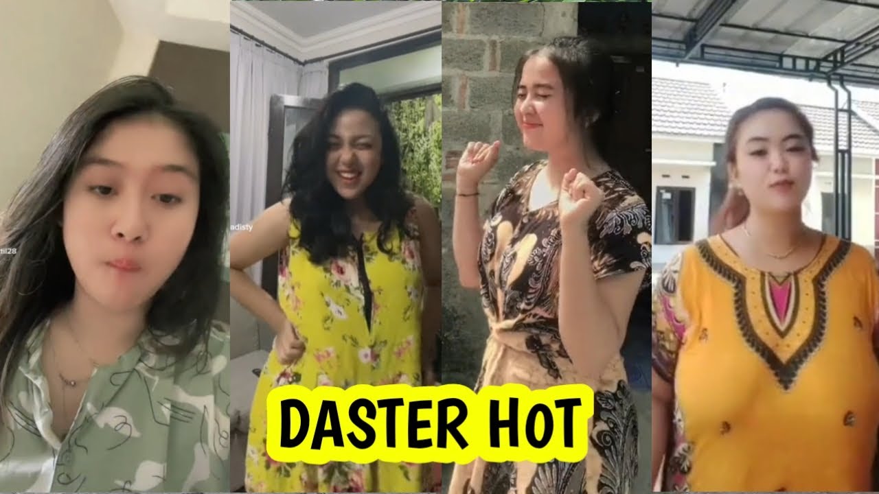 TIKTOK VIRAL. KUMPULAN CEWEK PAKAI DASTER S3XI DAN H0T - YouTube