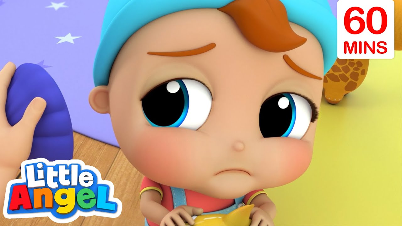 Poor Baby John is Sick | Boo Boo Song | Little Angel Nursery Rhymes ...