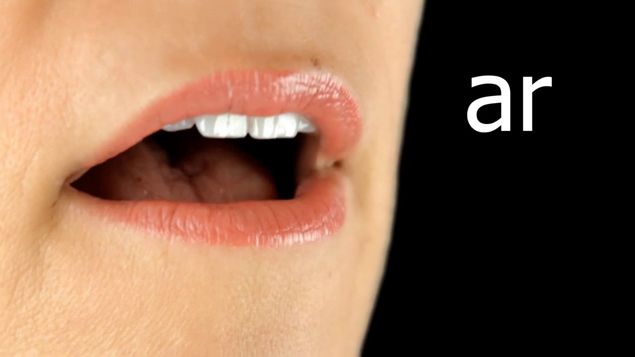 A and R Mouth Movement With word - YouTube